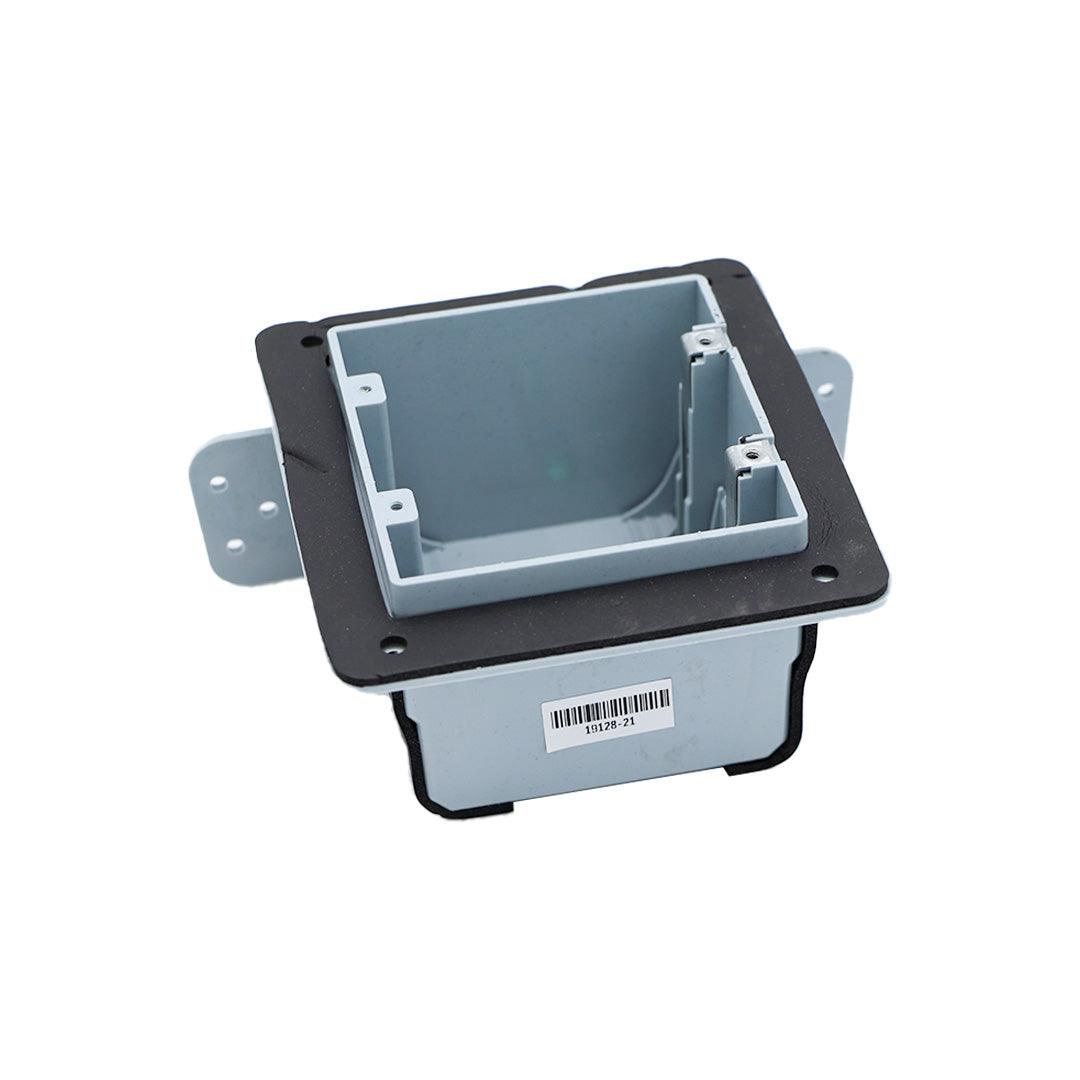 2-Gang Nonmetallic Outlet Electrical Switch Wiring Plastic Box With Ga ...