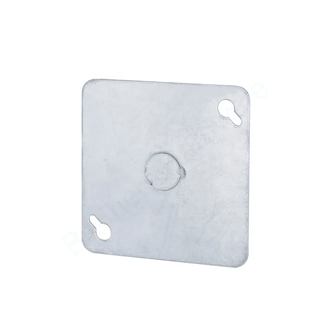 4" Square Flat Blank Steel Electrical Outlet Box Cover - 52C6 – TESCO ...