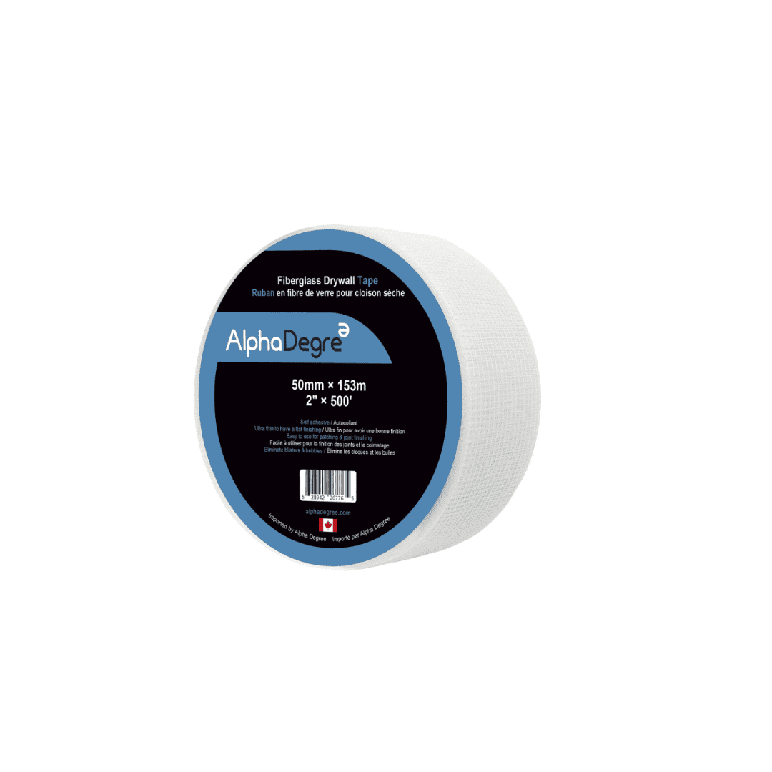 2" x 500' Alpha Degree Fiberglass Drywall Mesh Tape – TESCO Building ...