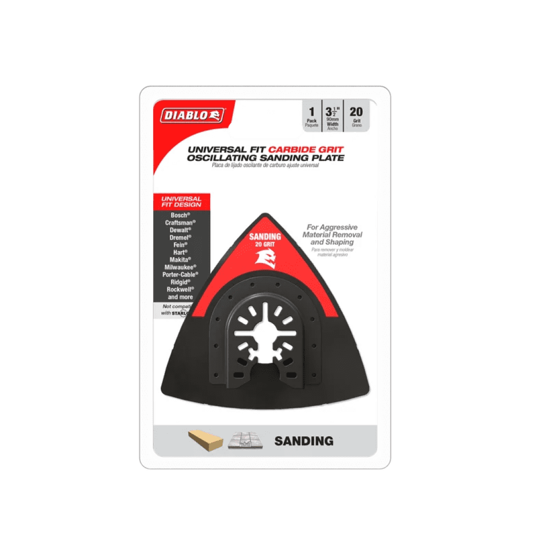 3-1/2 in. 20-Grit Universal Fit Oscillating Sanding Plate – TESCO ...