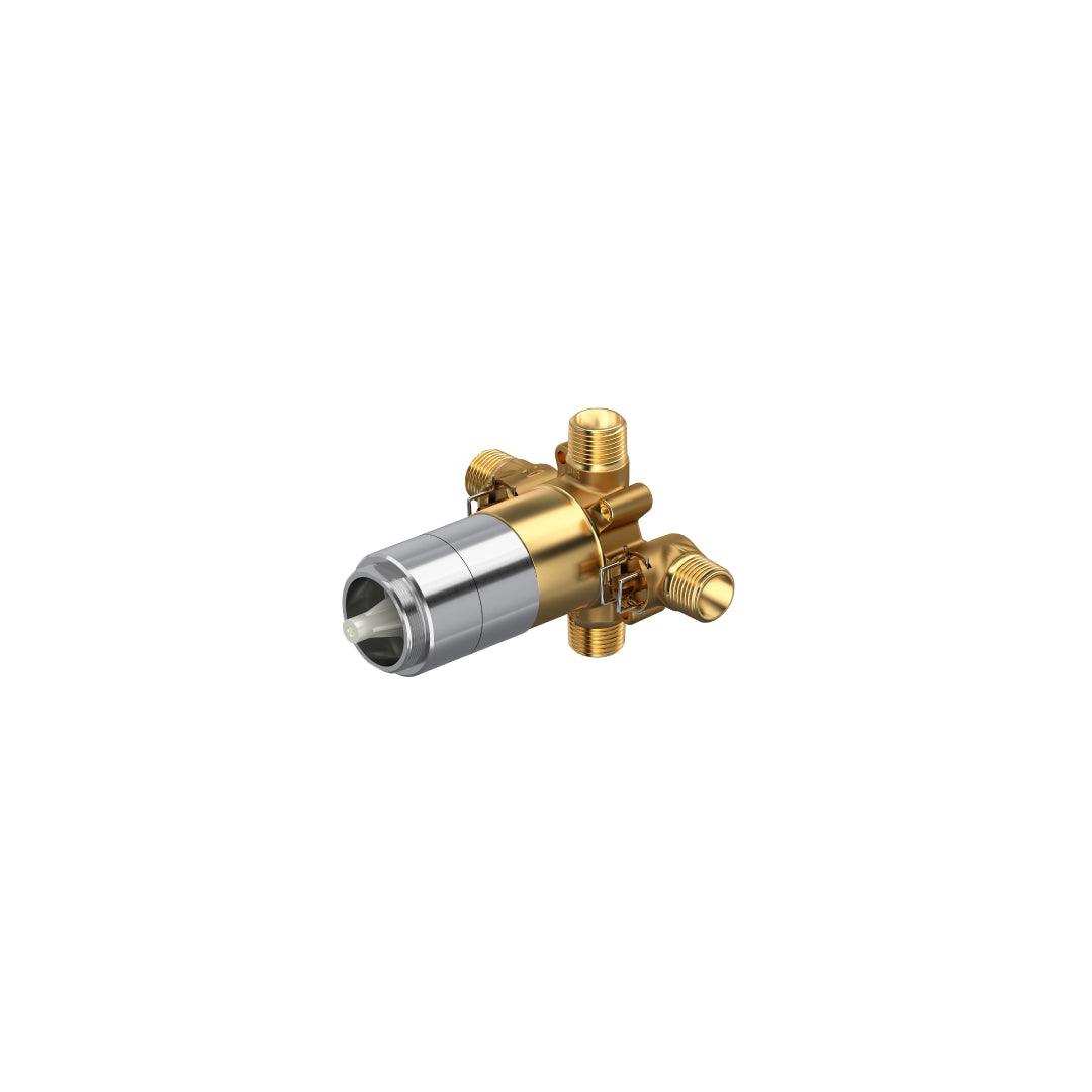 1/2" Therm & Pressure Balance Rough-in Valve With up to 3 Functions ...