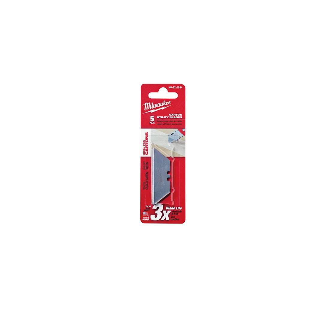 5 PC Carton Utility Knife Blades – TESCO Building Supplies