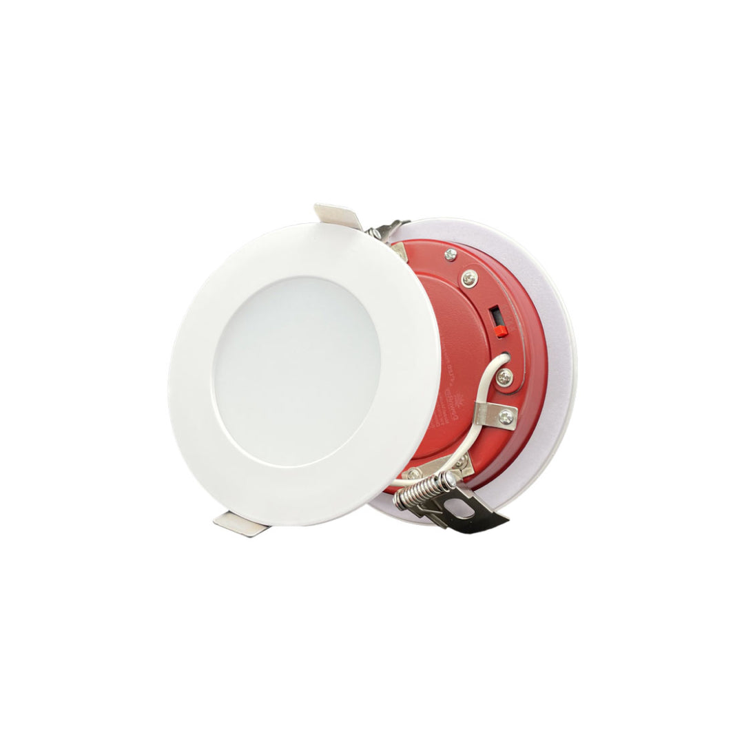 4" LED Slim Panel Round Fire Rated - 5CCT Switchable – TESCO Building ...