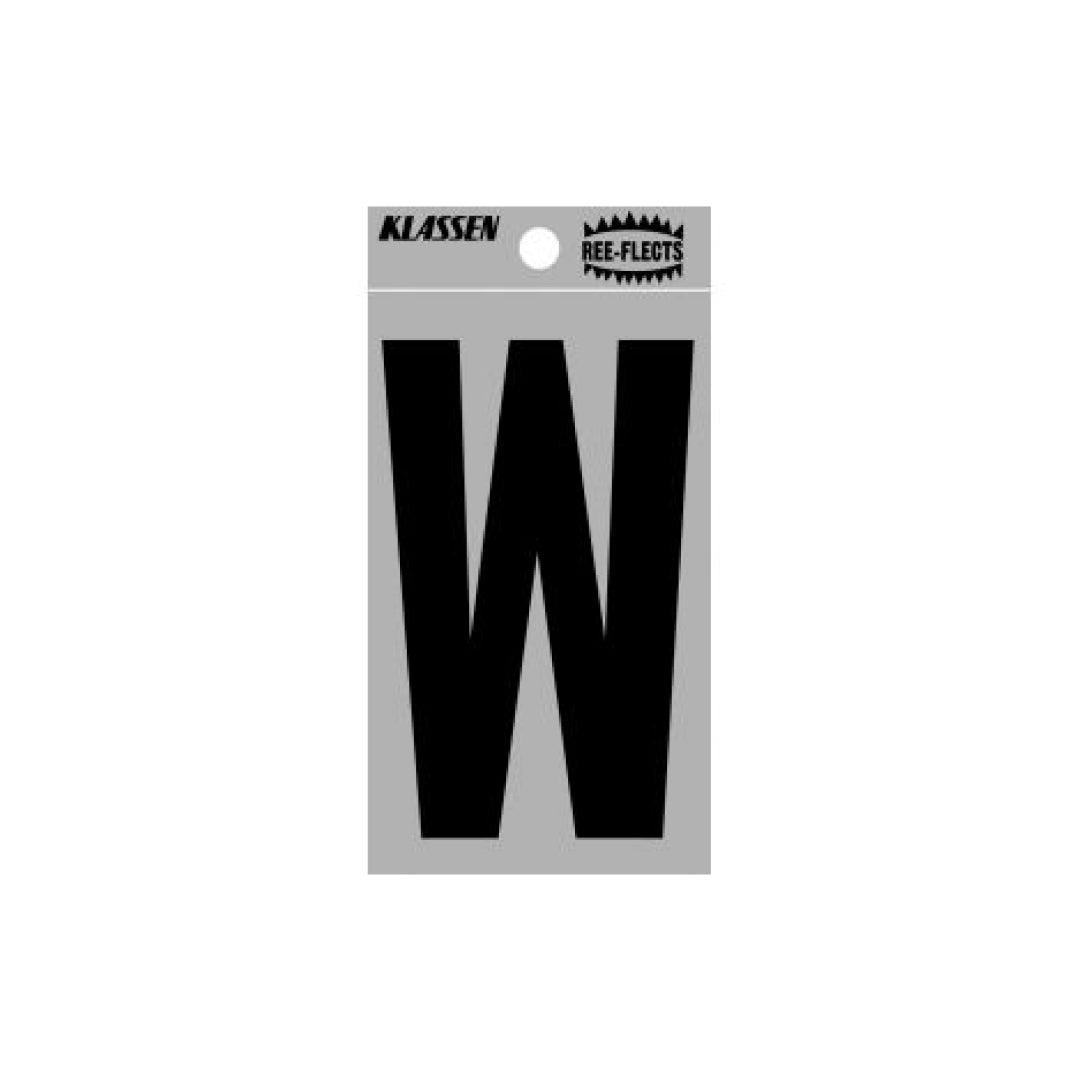 2" Reflective Letters - W – TESCO Building Supplies