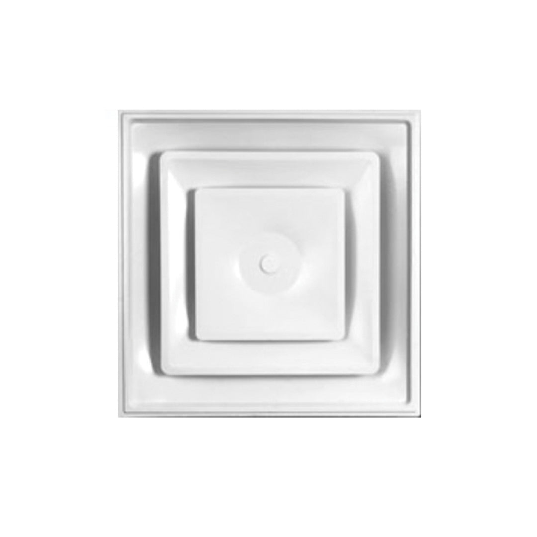 AIRVECTOR® Square Diffuser, 24 x 24 in, Fixed Horizontal Deflection, 2 ...