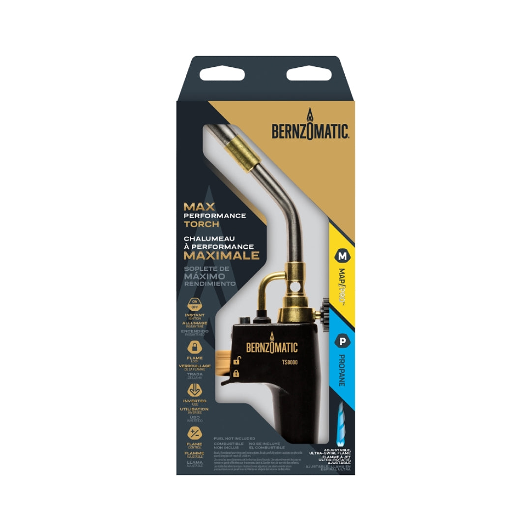 BernzOmatic TS8000 Max Heat Torch, Aluminum – TESCO Building Supplies