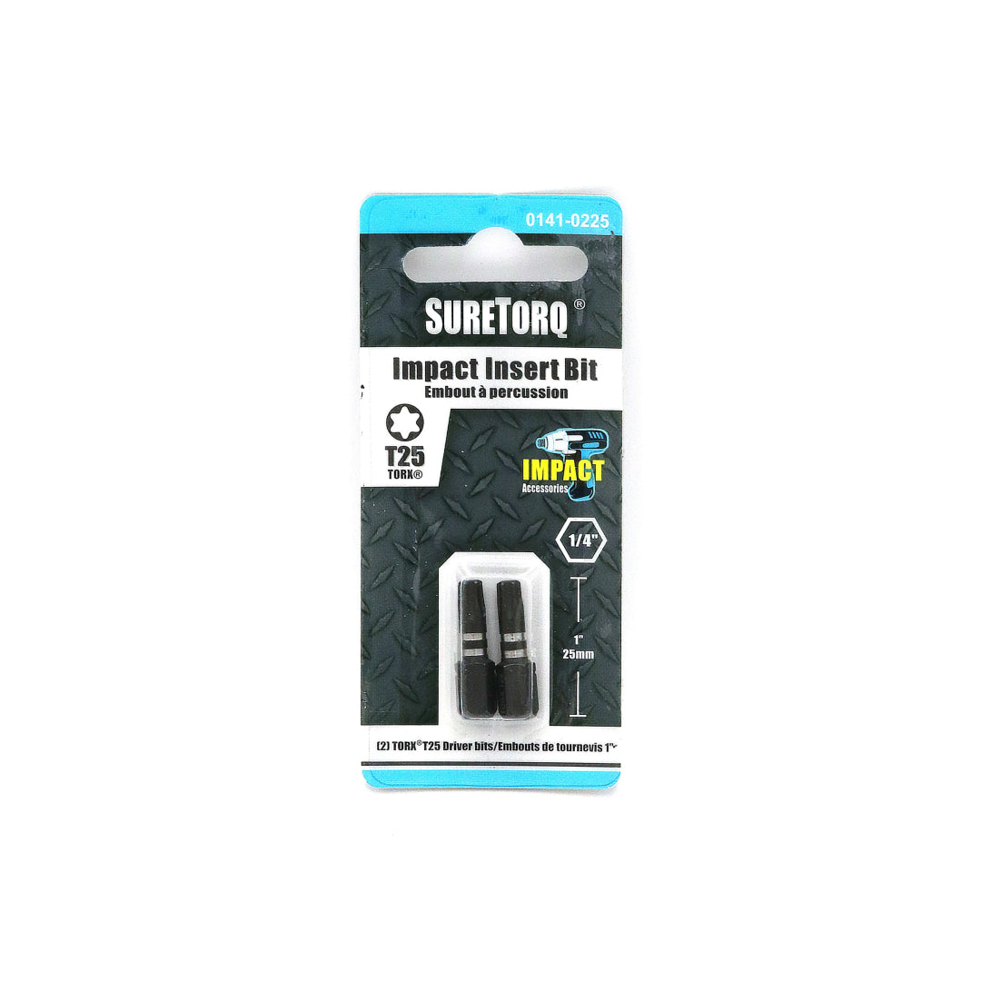 Impact TORX® 1" Insert Bits Card 2pcs – TESCO Building Supplies