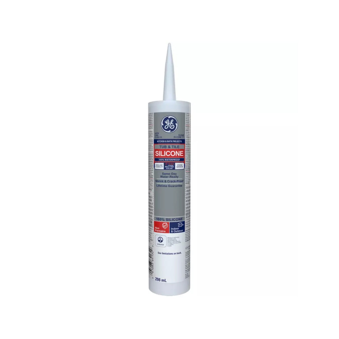 Tub & Tile Silicone 1® Sealant 298ml – TESCO Building Supplies