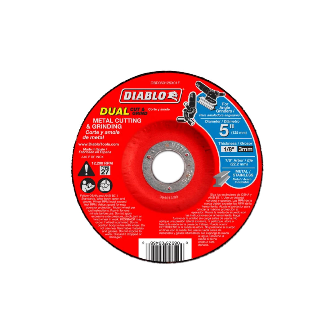 5" Type 27 Metal Cut & Grind Disc – TESCO Building Supplies