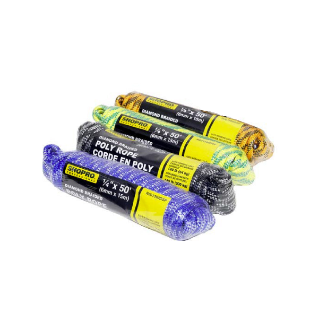 Polypropylene Diamond Braided Rope – TESCO Building Supplies