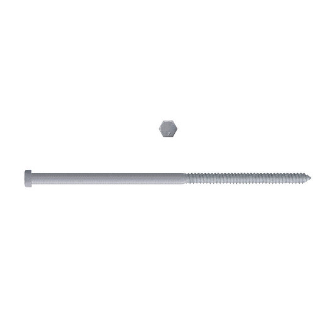 3/8" x 10" Hex Lag Bolts Steel Galvanized – TESCO Building Supplies