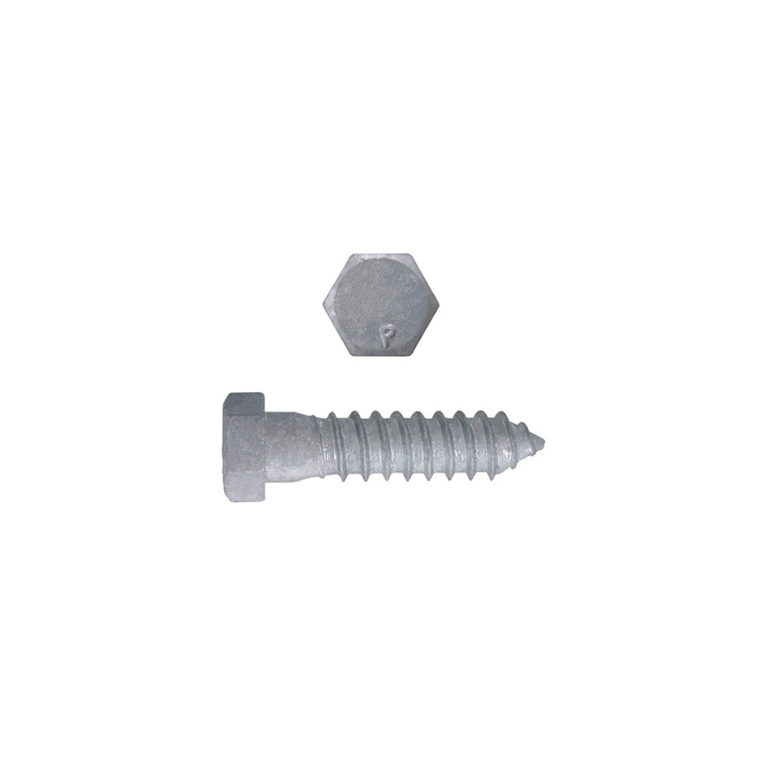 3/8" x 1-1/2" Hex Lag Bolts Steel Galvanized – TESCO Building Supplies