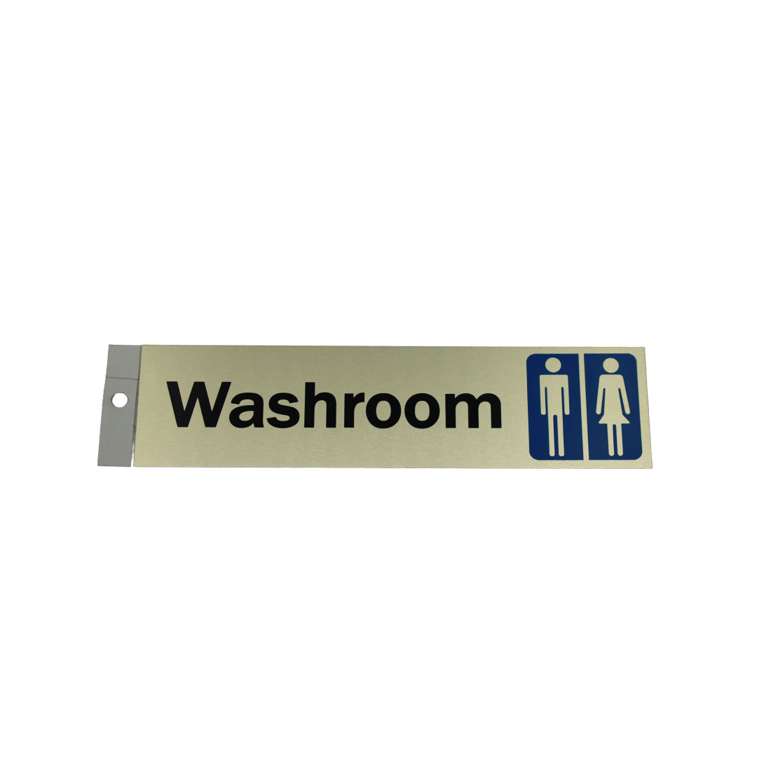 2" x 8" Washroom Sign – TESCO Building Supplies