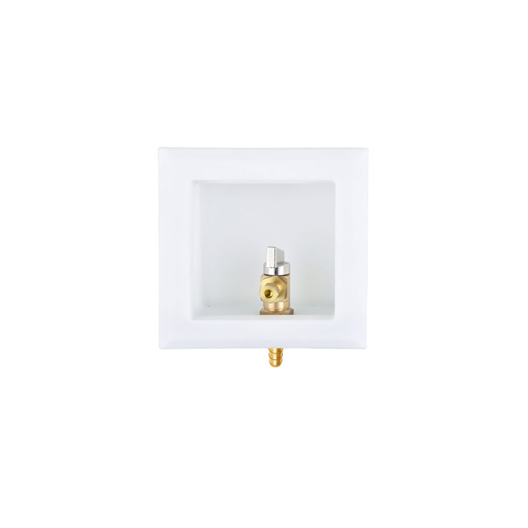 Ice Maker Outlet Box 1/2″ PEX x 1/4″ OD Comp – TESCO Building Supplies