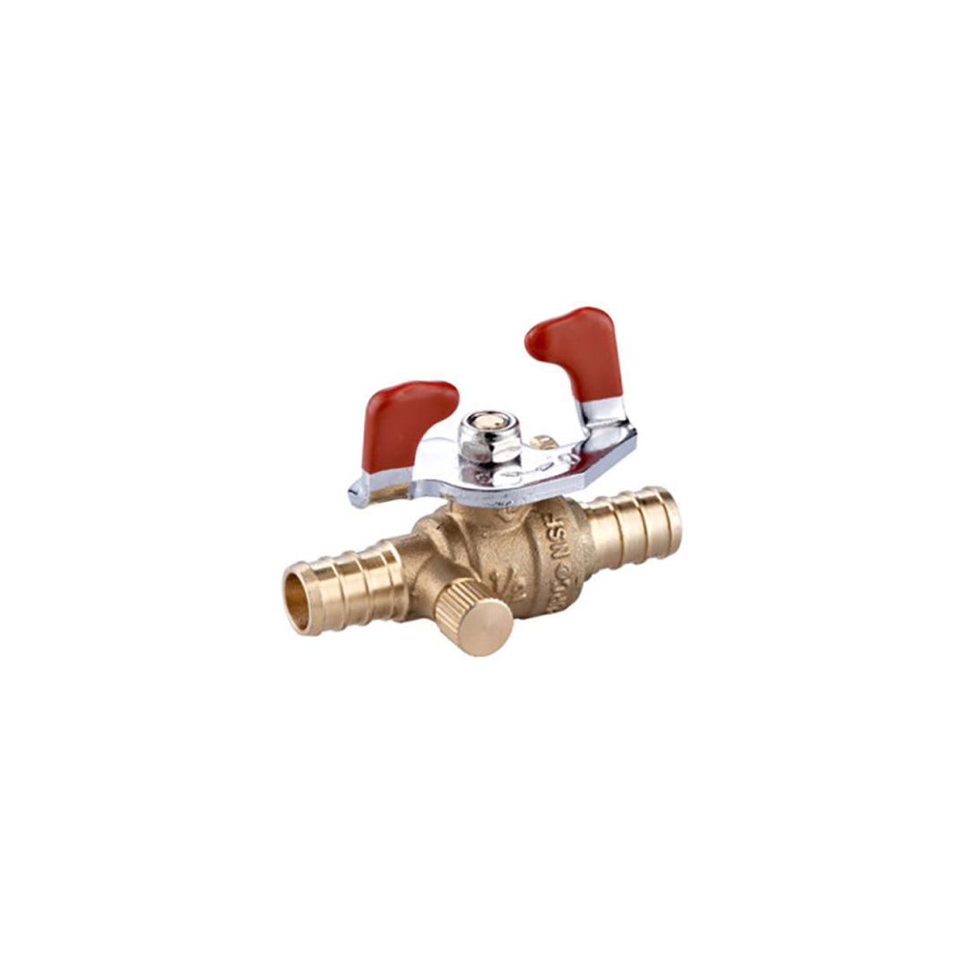 3/4″ T Handle PEX Ball Valve with Drain – TESCO Building Supplies