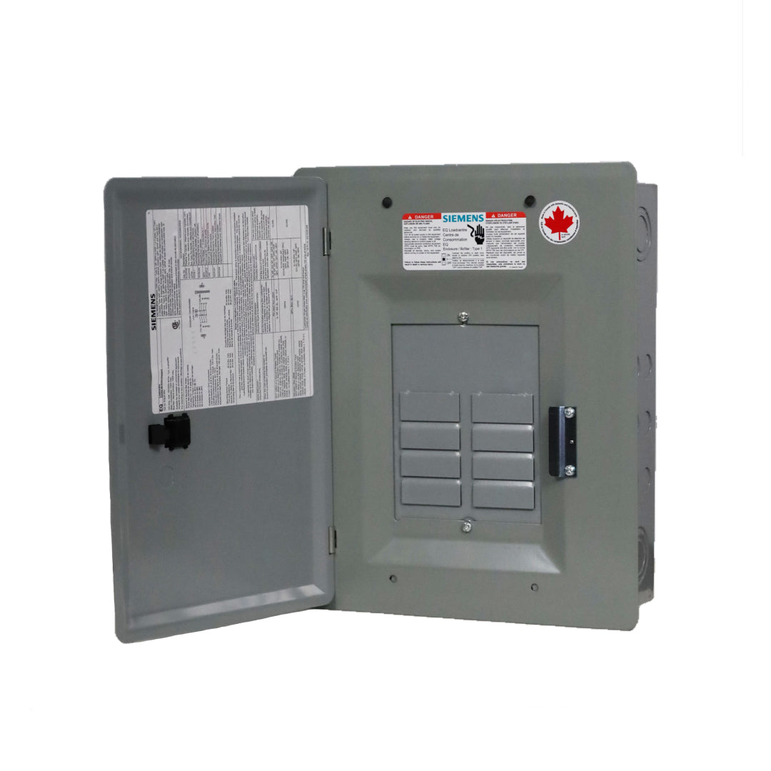 EQL8100D Loadcentre, Main Lug, 8 Circuits, 100A, 1PH 3W, 120/240V, Typ ...
