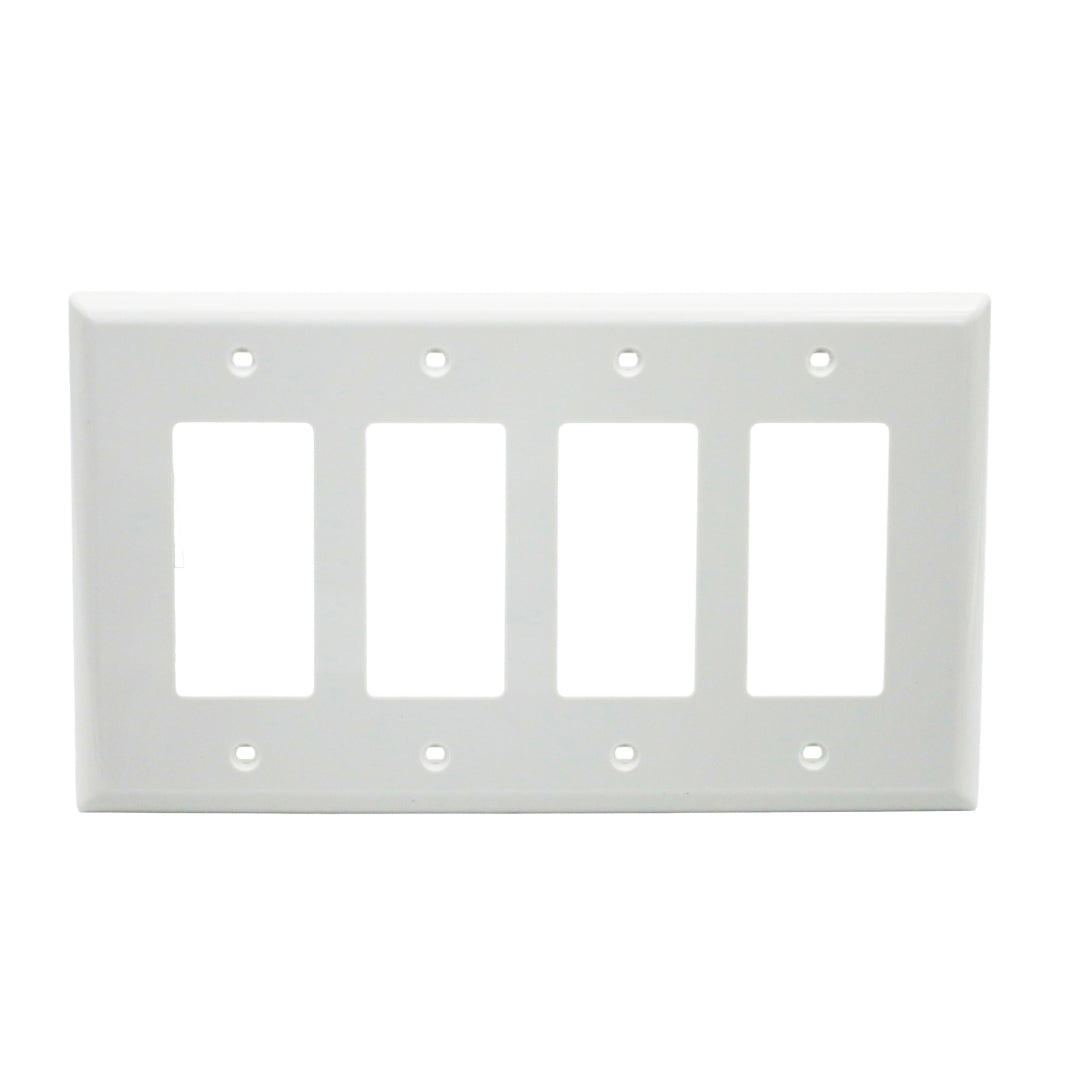 4 Gang Outlet/Receptacle Wallplate - YGC-035 – TESCO Building Supplies