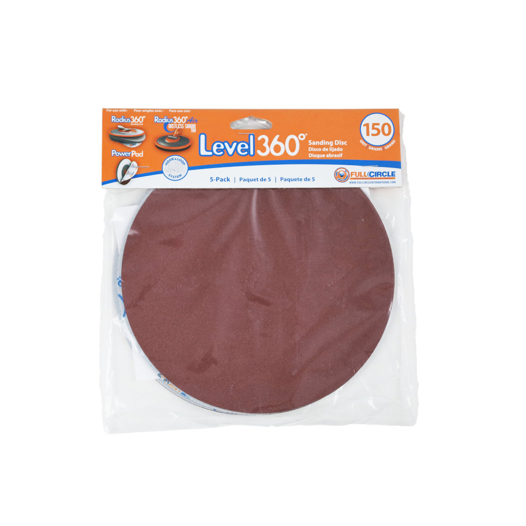 Full Circle Radius 360° Sanding Discs 150 Grit 5pc – TESCO Building ...