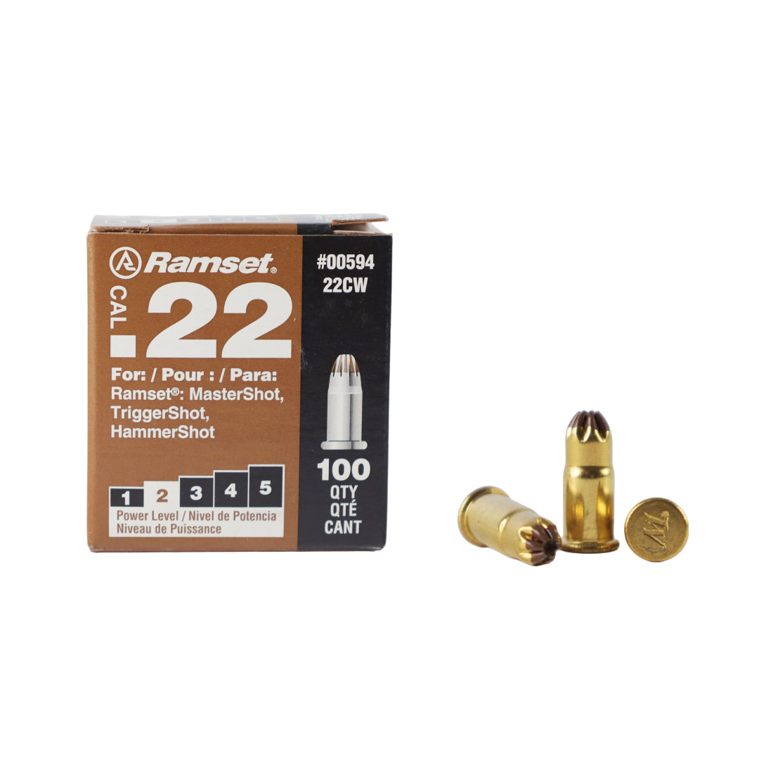 Power Loads: .22 Caliber Single Shot Load Brown 100pcs – TESCO Building ...