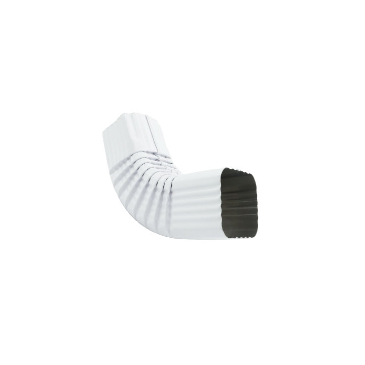 3" x 3" Aluminum Gutter Square Elbow in White Semi Gloss – TESCO ...