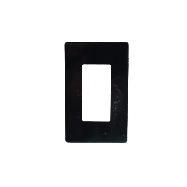 YGC-009-NS/BK 1 Gang Screwless Wall Plate Black – TESCO Building Supplies