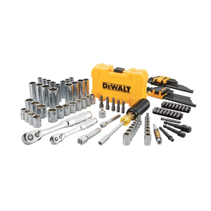 DWMT73801 108 Piece 1/4 in & 3/8 in Drive Mechanics Tools Set – TESCO ...