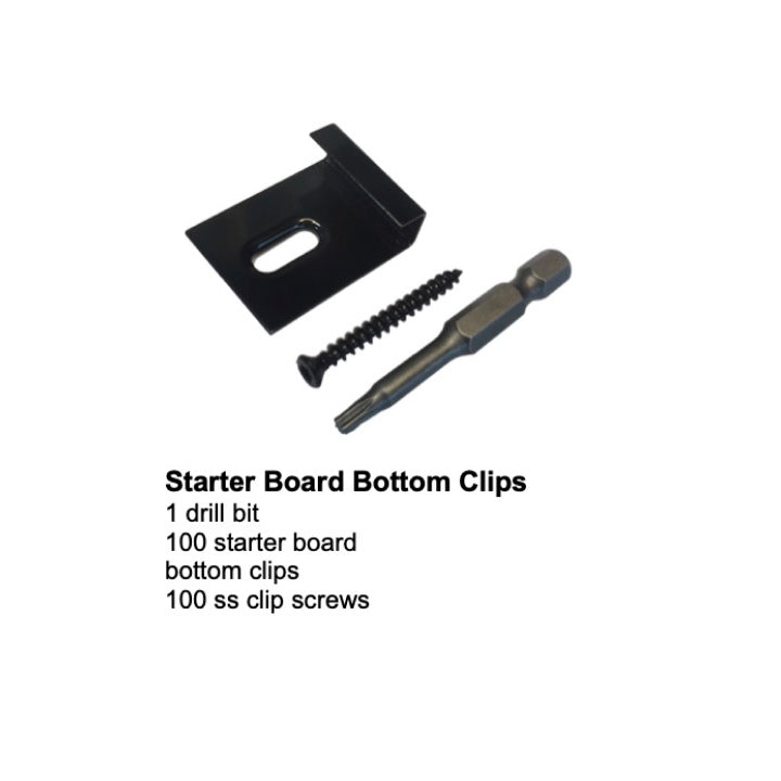 Starter Board Bottom Clips – TESCO Building Supplies