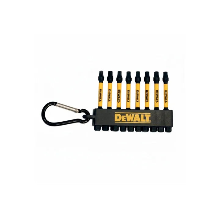 Flex Torq 2" Square 2 Impact Ready Bits with Carabiner (10 PC) DWA2SQ2 ...
