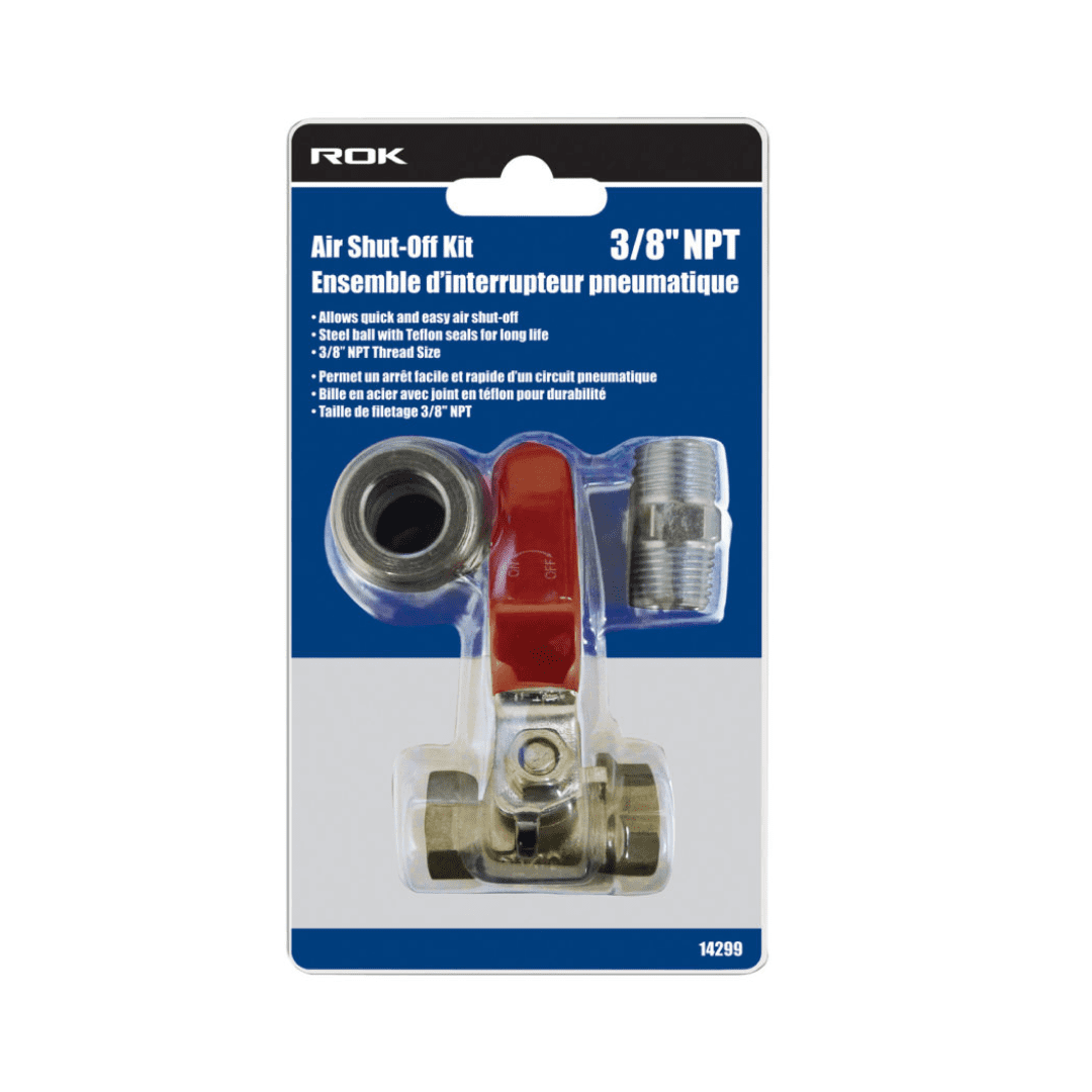 3/8" NPT Thread Air Shut Off Kit – TESCO Building Supplies
