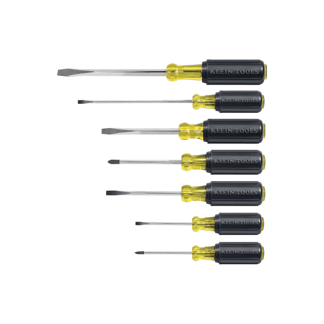 7PC Screwdriver Set Slotted and Phillips