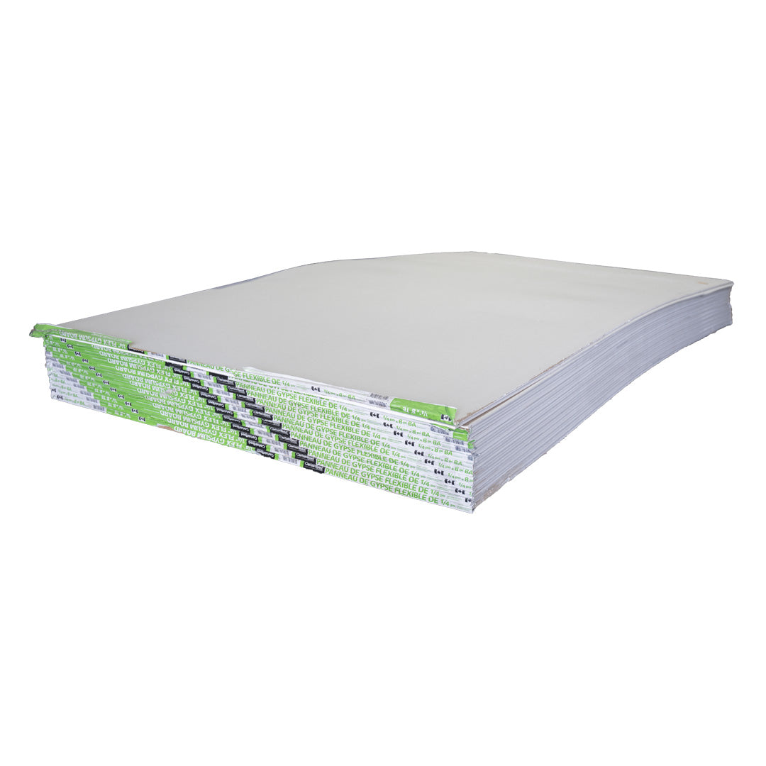 Certainteed 1/4-in x 4-ft x 8-ft Flex Drywall – TESCO Building Supplies