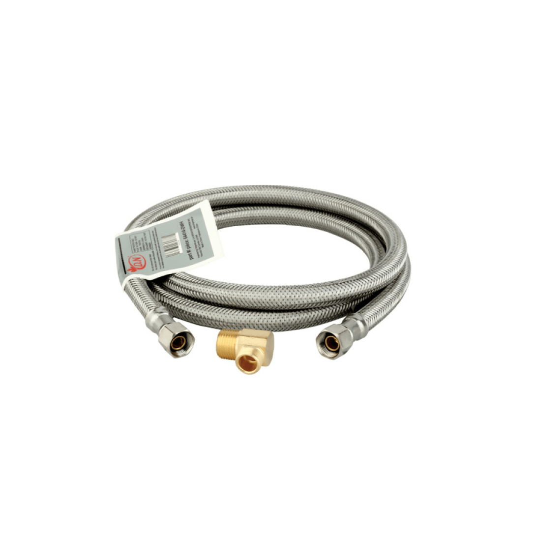 Dishwasher Flexible Connector With Elbow 3/8″ OD Comp x 3/8″ MIP Elbow ...