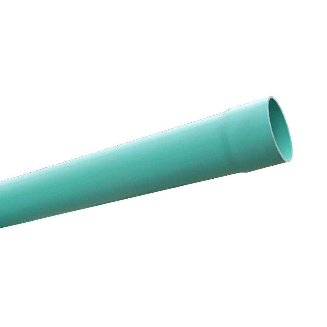 PVC 4" x 10ft Solid Sewer Green Pipe – TESCO Building Supplies
