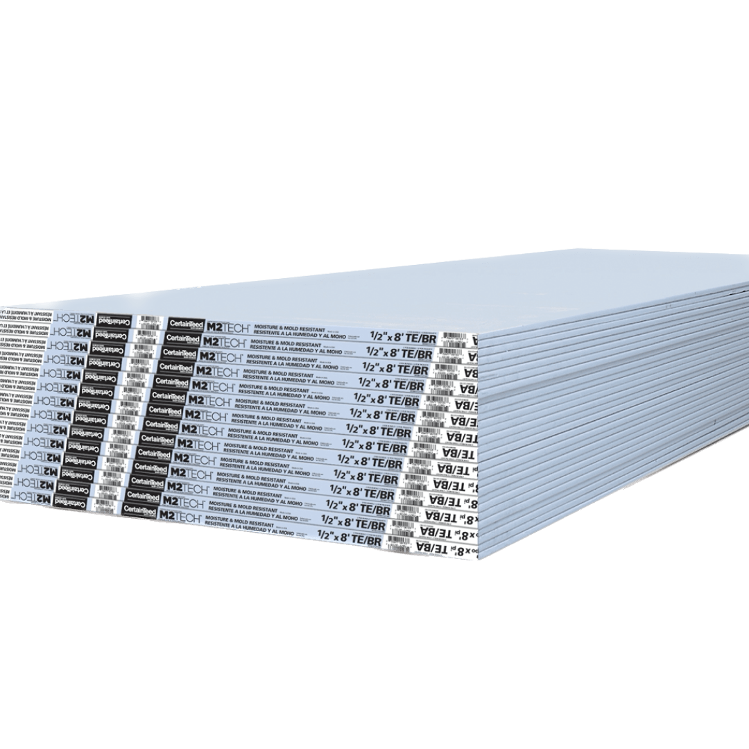 1/2 in. X 4 ft. X 8 ft. M2Tech® Moisture & Mold Resistant Drywall ...